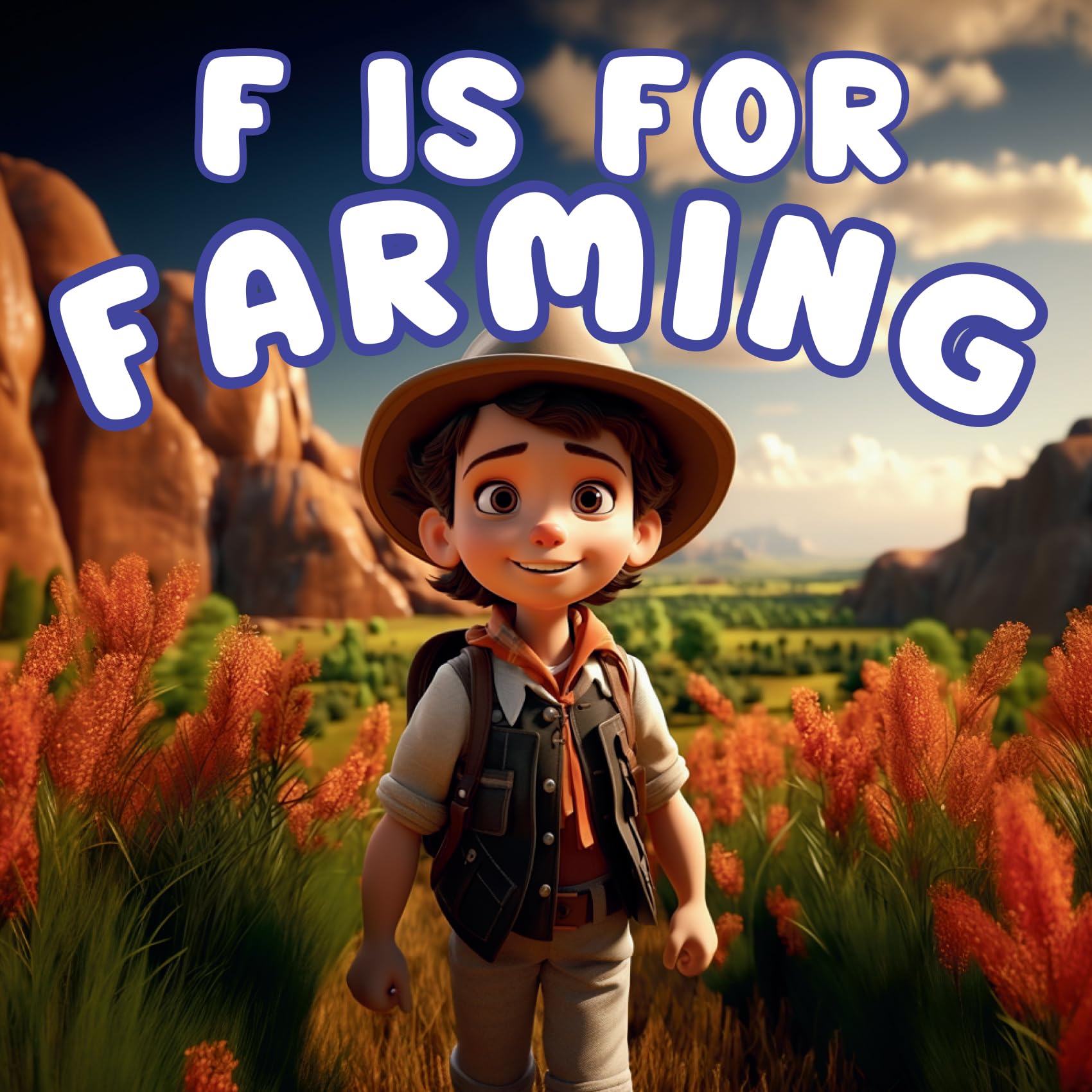 F is For Farming: A Fun Farming-themed ABC Picture Alphabet Book Filled ...