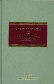 Jackson & Powell on Professional Liability by Rupert M. Jackson | Goodreads