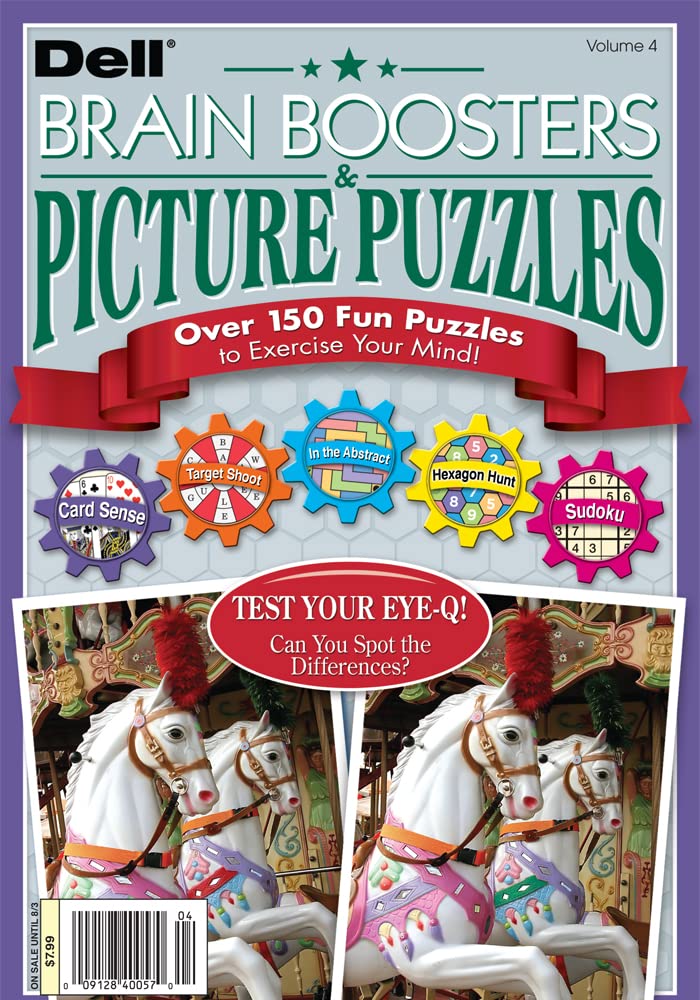 Brain Boosters & Picture Puzzles Magazine for the Whole Family – 3 Pack ...