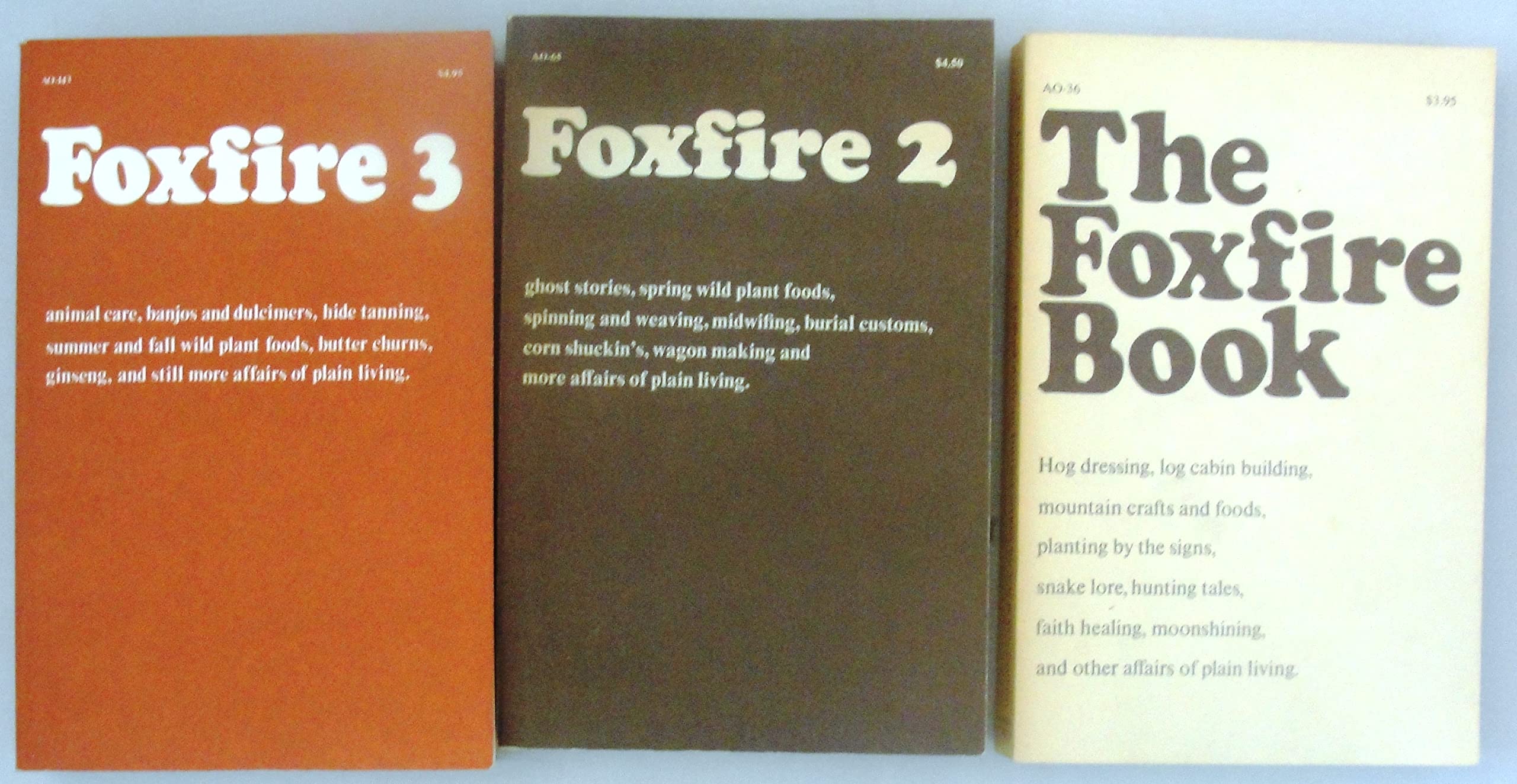 6 book Foxfire set The Foxfire Book Foxfire 2 Foxfire 3 Foxfire 4 ...