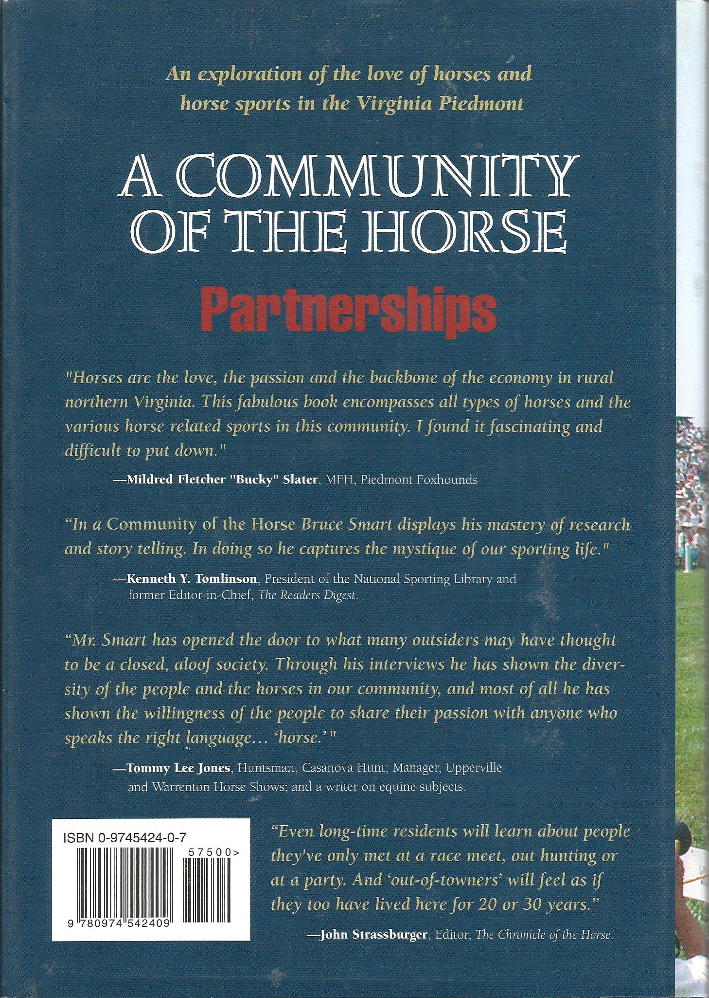 A Community of the Horse: Partnerships by Bruce Smart | Goodreads