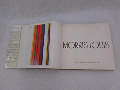 Rare Michael Fried MORRIS LOUIS Harry N. Abrams 1979 72 Tipped-In ...