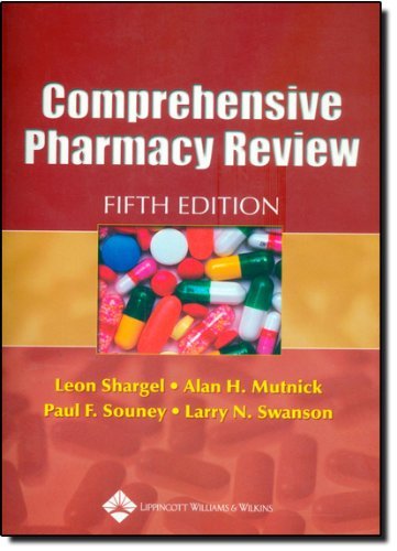 Comprehensive Pharmacy Review by Shargel PhD RPh Leon Mutnick PharmD ...