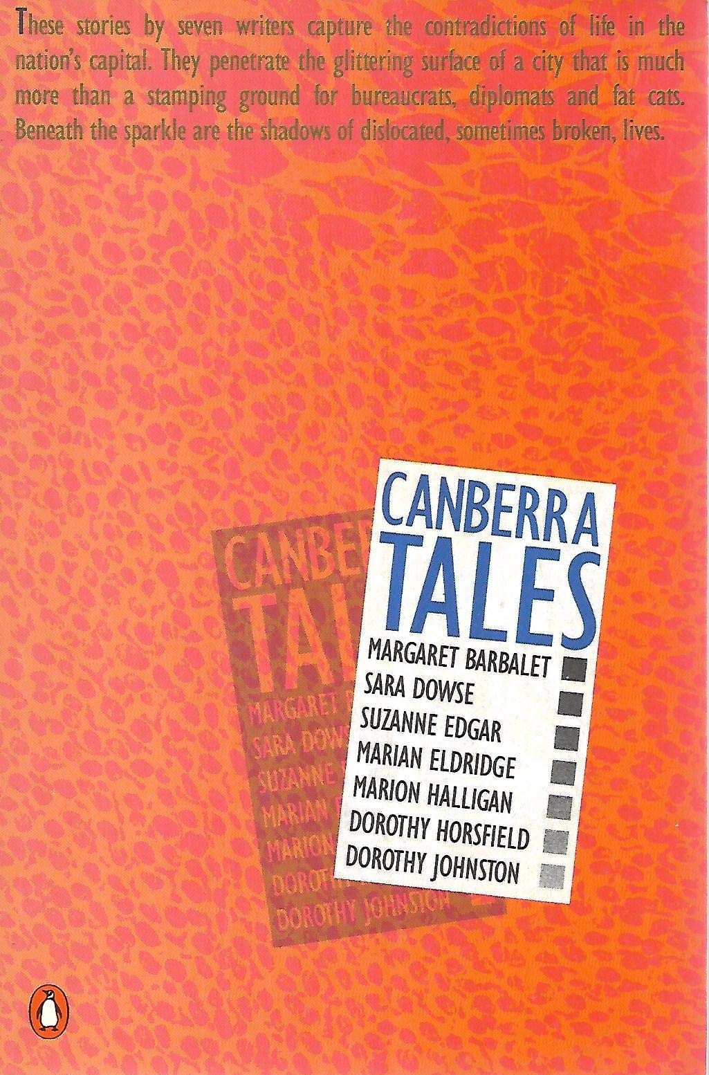 Canberra tales: Stories by Marion Halligan Dor Dorothy Johnston ...