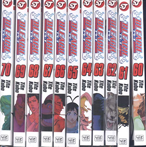 Bleach Partial set Volumes 60 - 70 (11 Volumes) Manga in English by ...