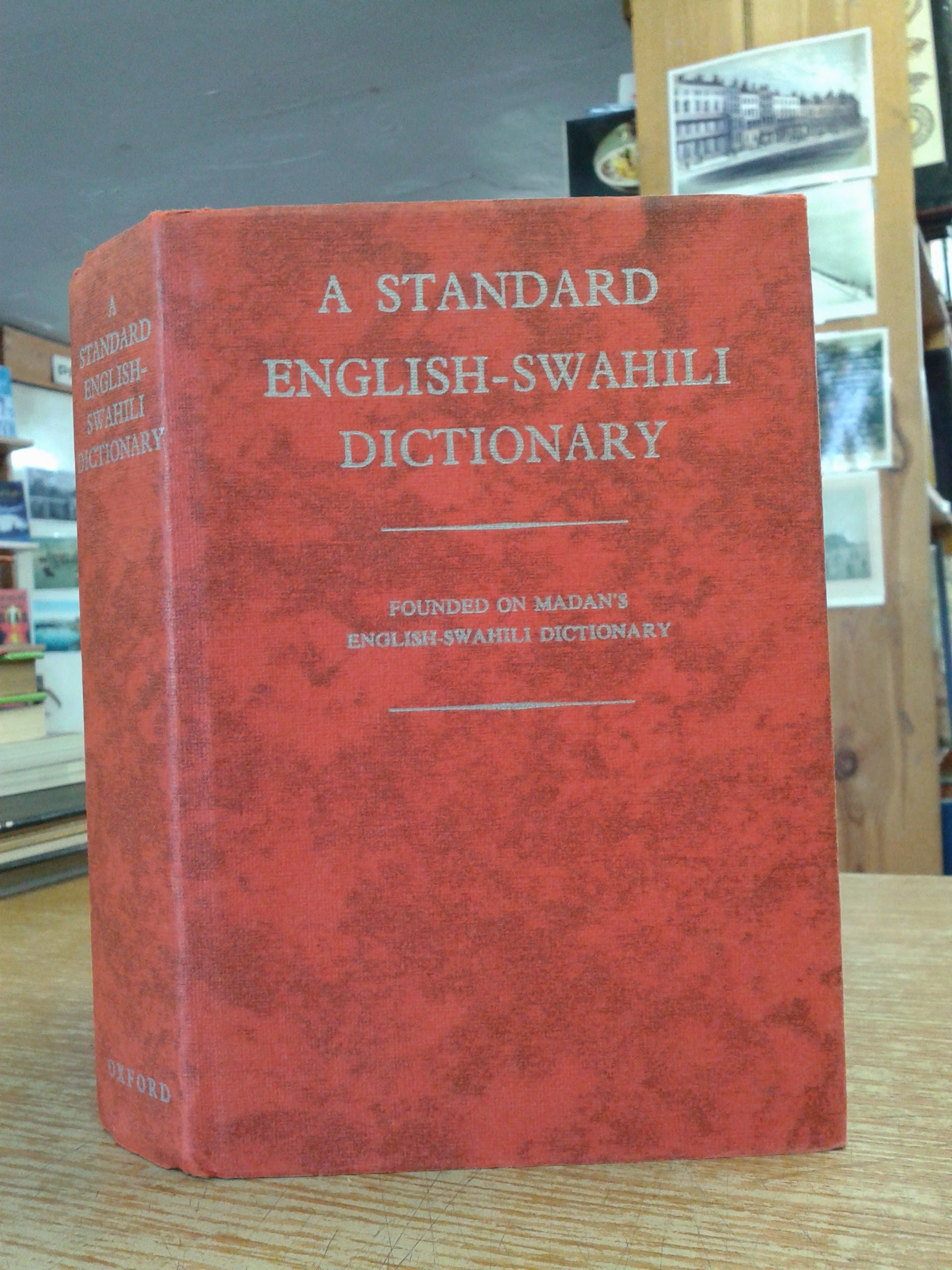 Standard English-Swahili Dictionary by Frederick Johnson | Goodreads