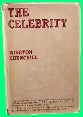 Collectible Winston Churchill CELEBRITY Vintage Dust Jacket Humor Novel ...