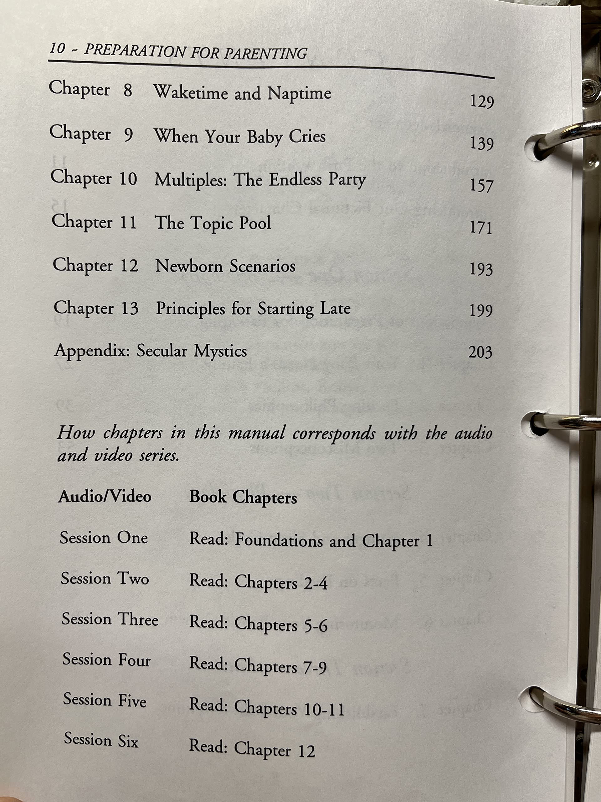 Preparation for Parenting: Bringing God's Order to Your Baby's Day and ...