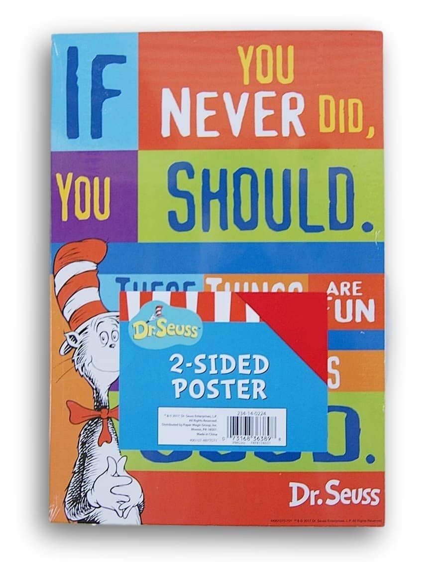 Dr. Seuss 2-Sided Posters - Set Of Three (3) - See Images for Both ...