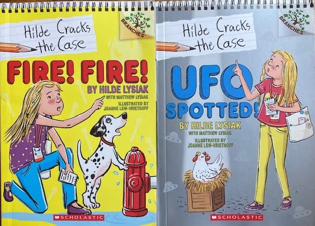 Hilde Cracks the Case 2 Book Set - Fire! Fire! and UFO Spotted! by ...