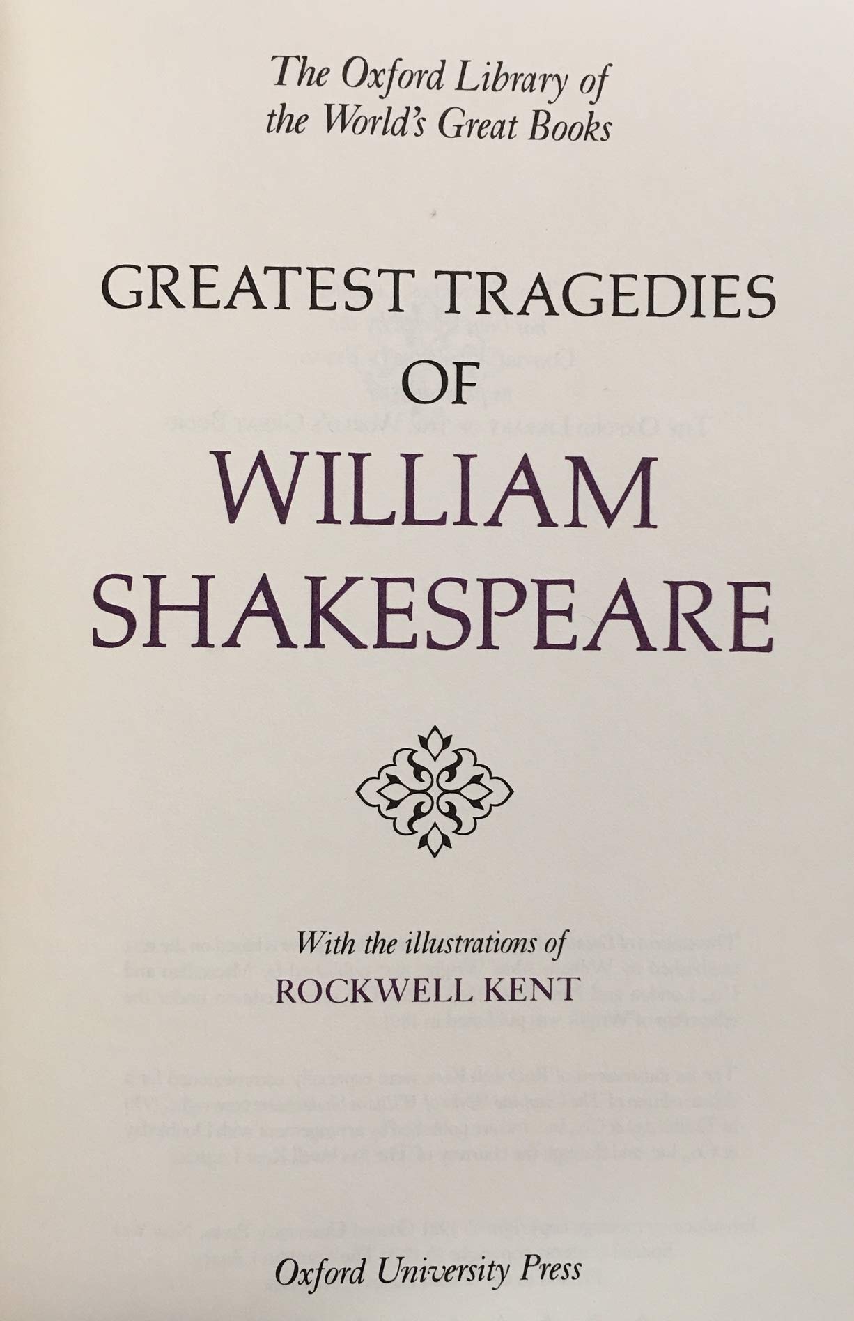 Greatest Comedies of William Shakespeare / Greatest Tragedies of ...