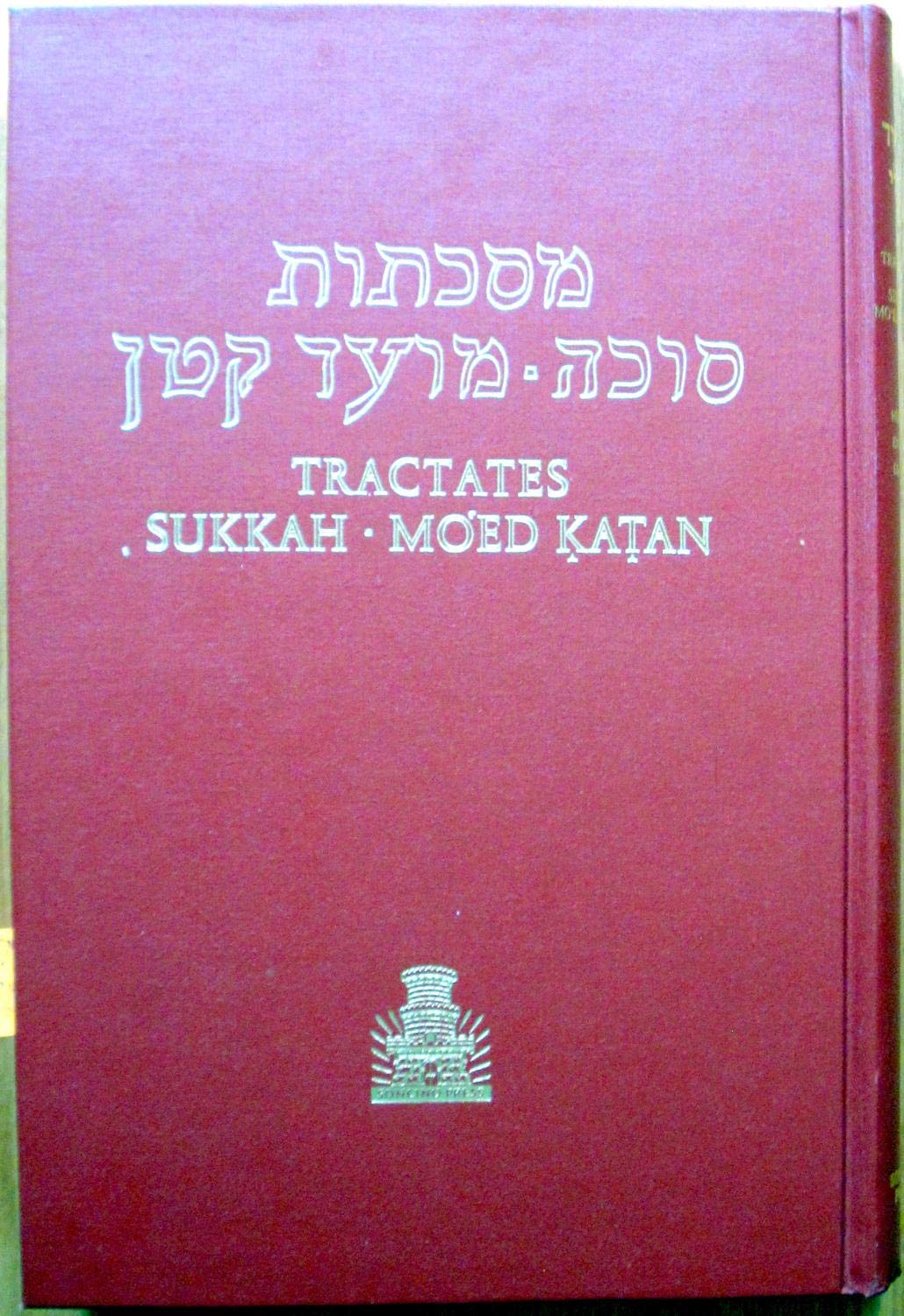 Talmud: Babylonian Talmud: Tractates Sukkah & Moed Katan by Ed. Epstein ...