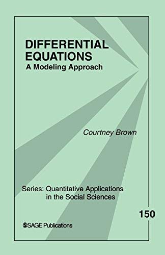 Differential Equations: A Modeling Approach (Quantitative Applications ...