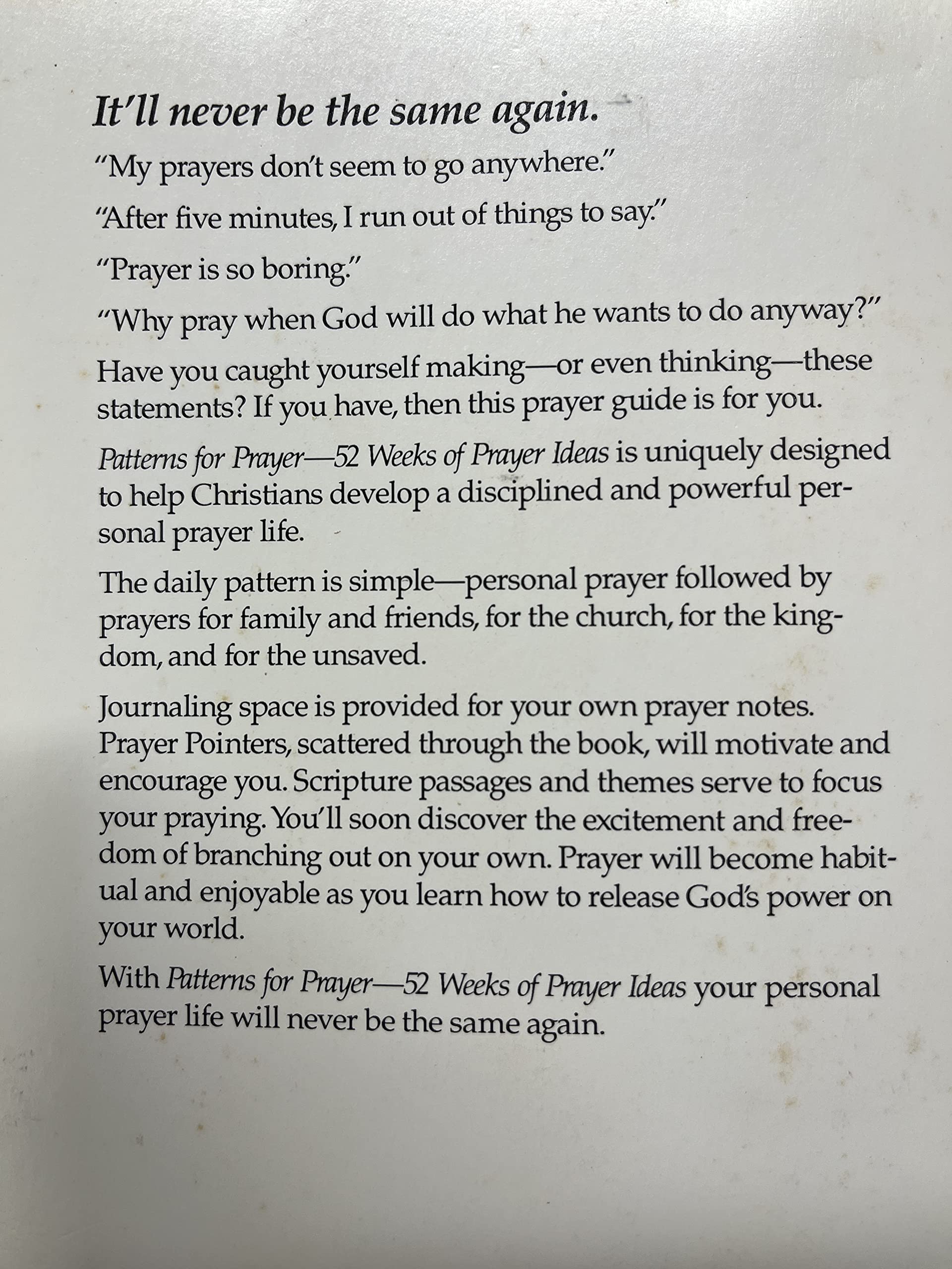 Patterns for Prayer: 52 Weeks of Prayer Ideas by Faith Alive Christian ...