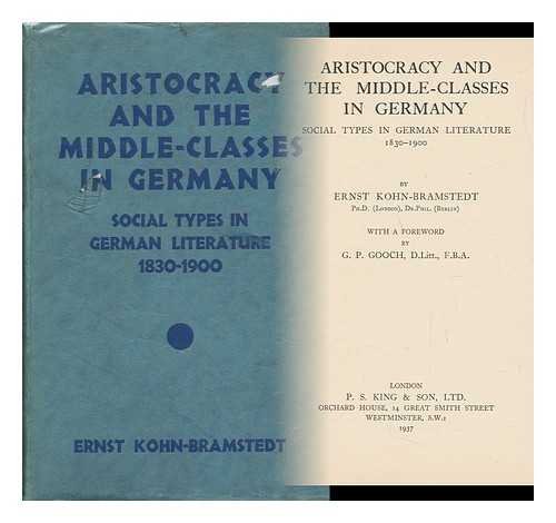 Aristocracy and the Middle-Classes in Germany - Social Types in German ...