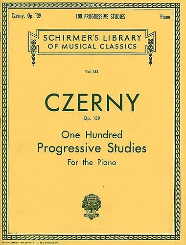 CZERNY - Op. 139 Ejercicios para Principiantes (100) para Piano by Carl ...