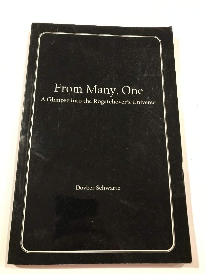 FROM MANY, ONE A Glimpse into the Rogatchover's Universe by Dovber ...