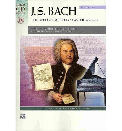 Bach The Well Tempered Clavier Vol 2 Comb Bound Book Author