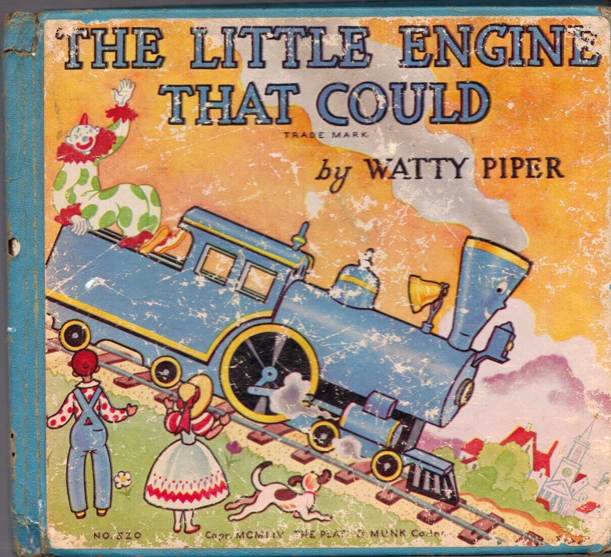 1954 CHILDREN'S CLASSIC LITTLE ENGINE THAT COULD WATTY PIPER COLOR ...