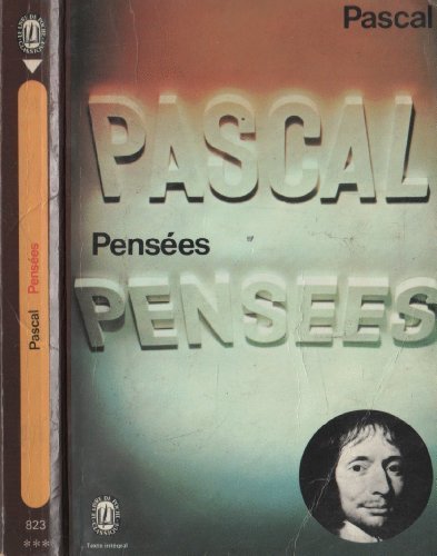 Pens?s by Blaise Pascal (1974-05-04) by Blaise Pascal | Goodreads