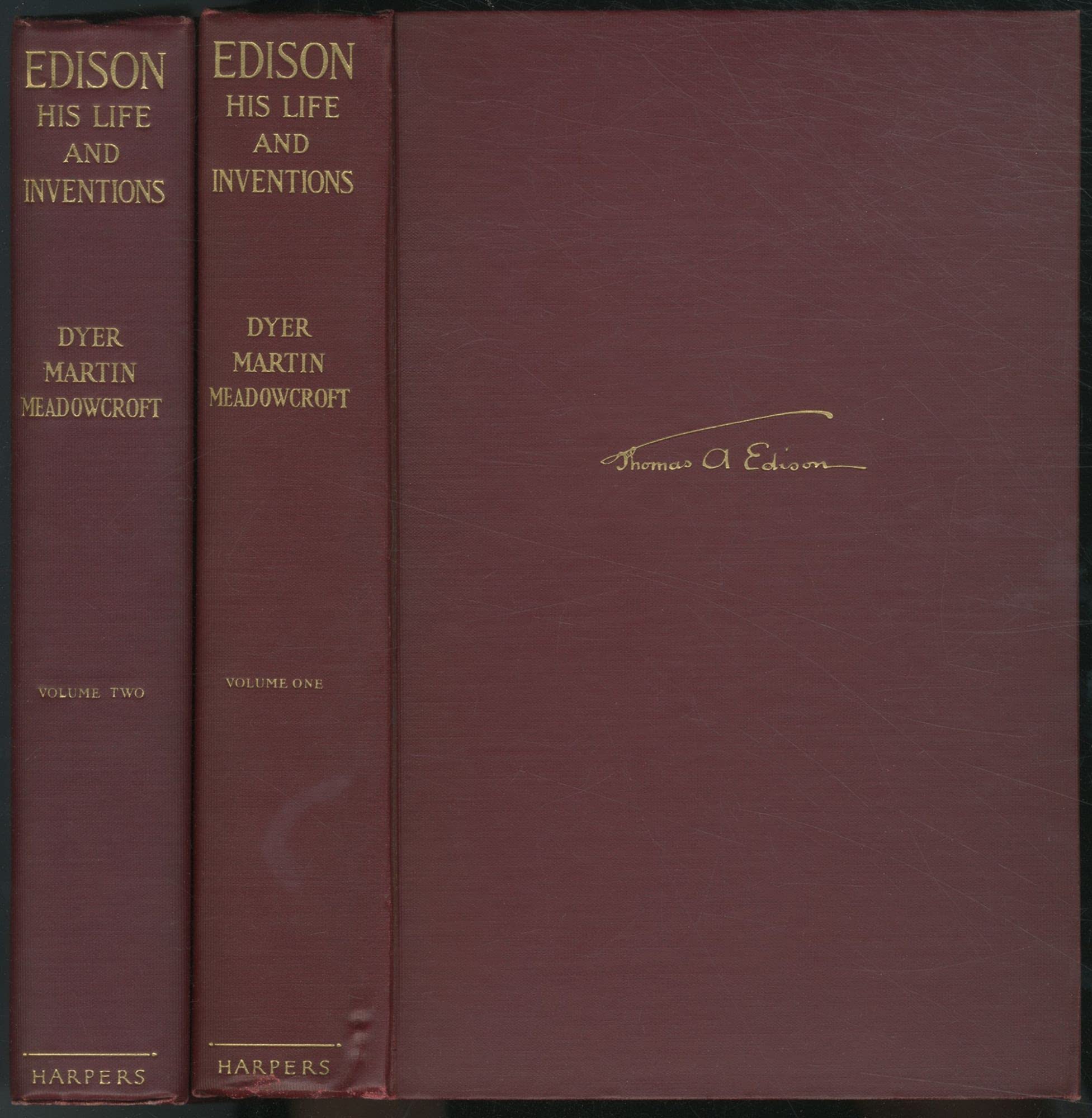 Edison: His Life and Inventions. Two Volumes Complete by Frank Lewis ...