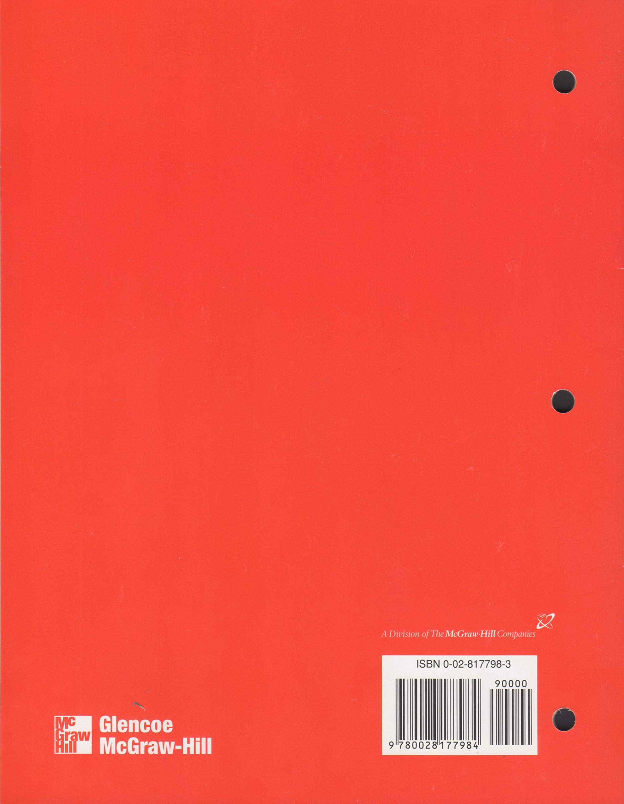 Glencoe Literature, Grade 12, Selection Vocabulary Practice by McGraw ...