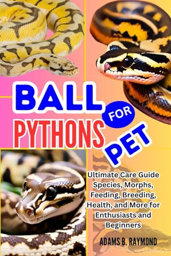 BALL PYTHONS FOR PET: Ultimate Care Guide Species, Morphs, Feeding ...