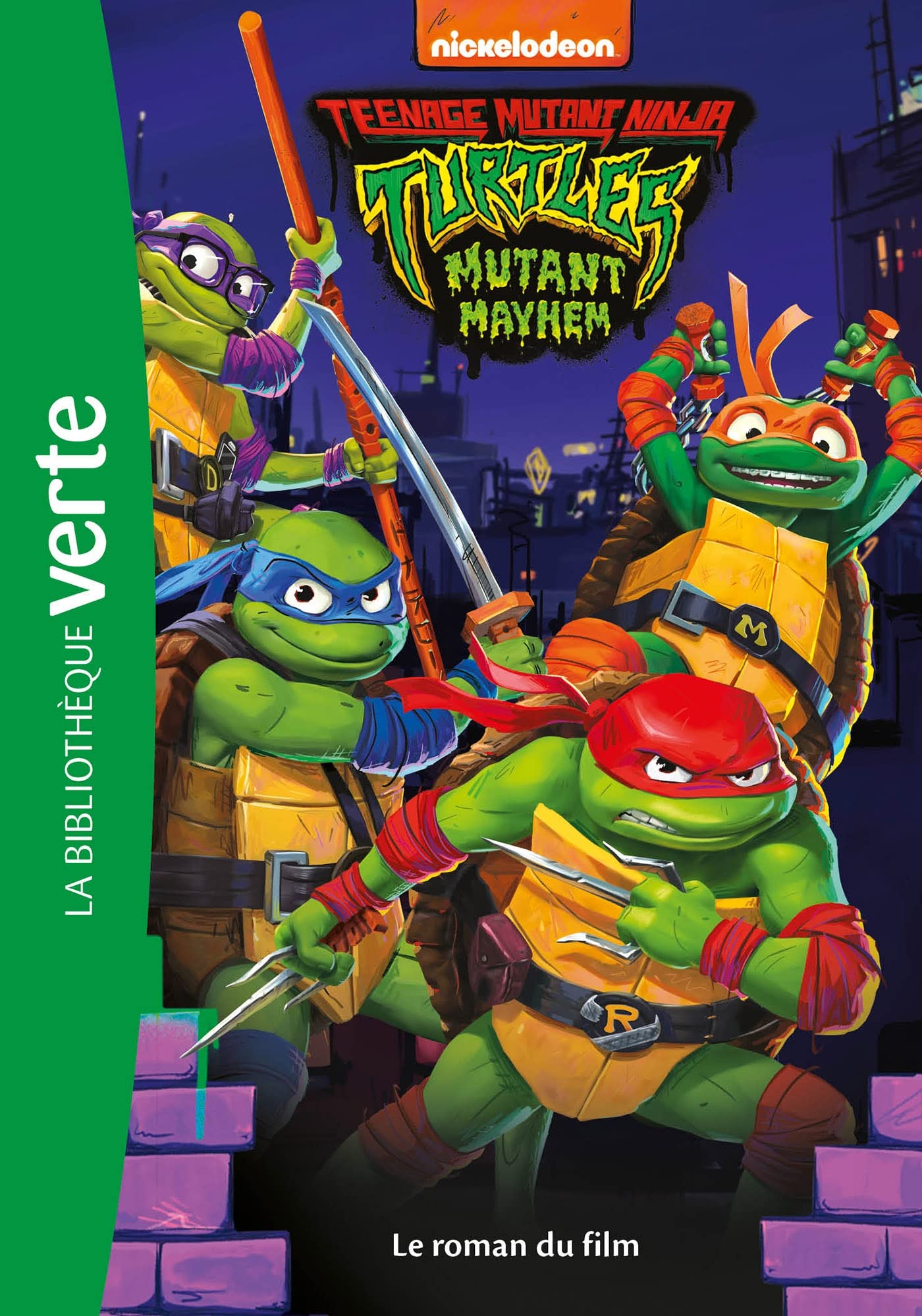 Ninja Turtles - Teenage Years - Le roman du film by Nickelodeon ...