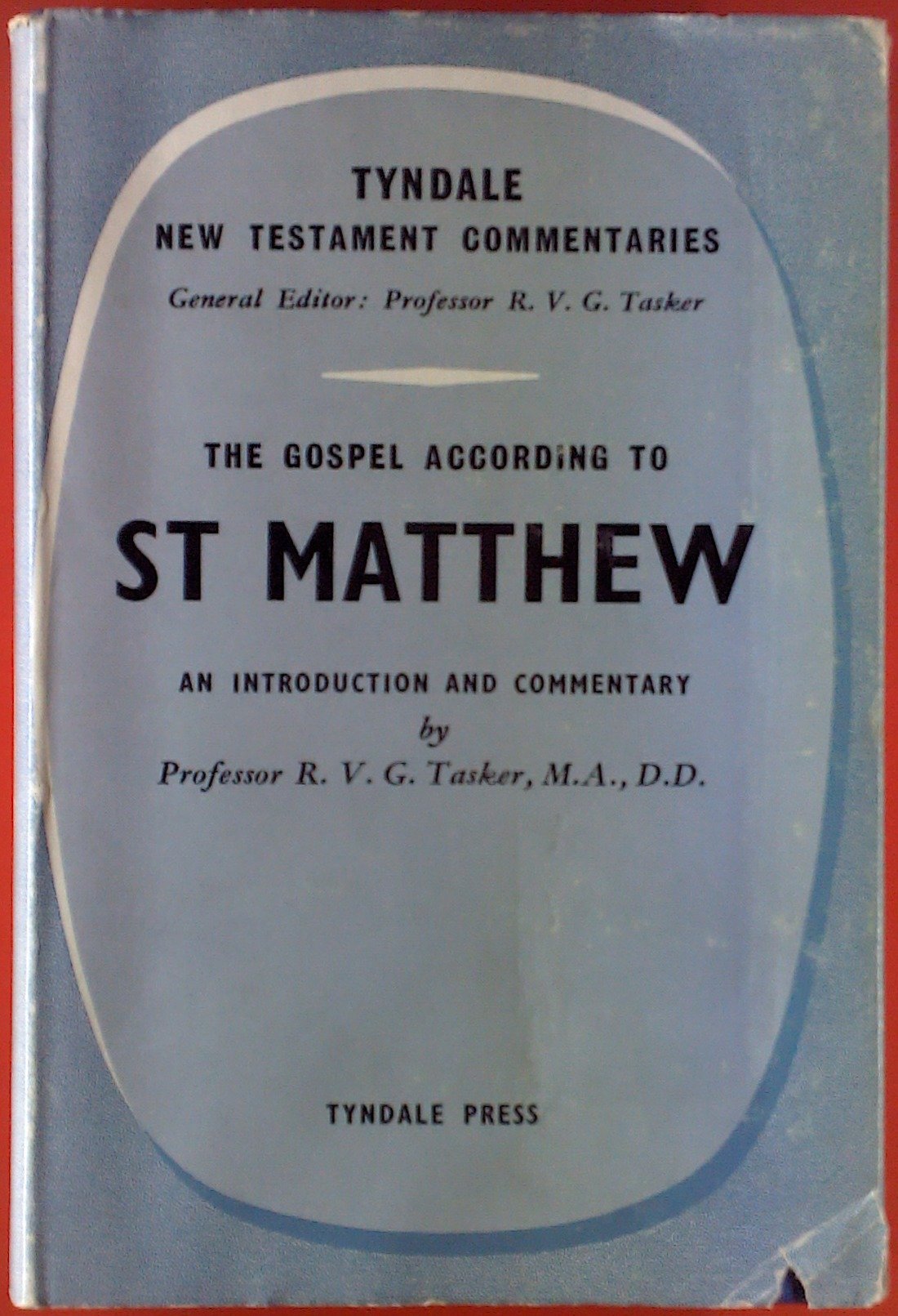 Matthew: An Introduction and Commentary by R.V.G. Tasker | Goodreads