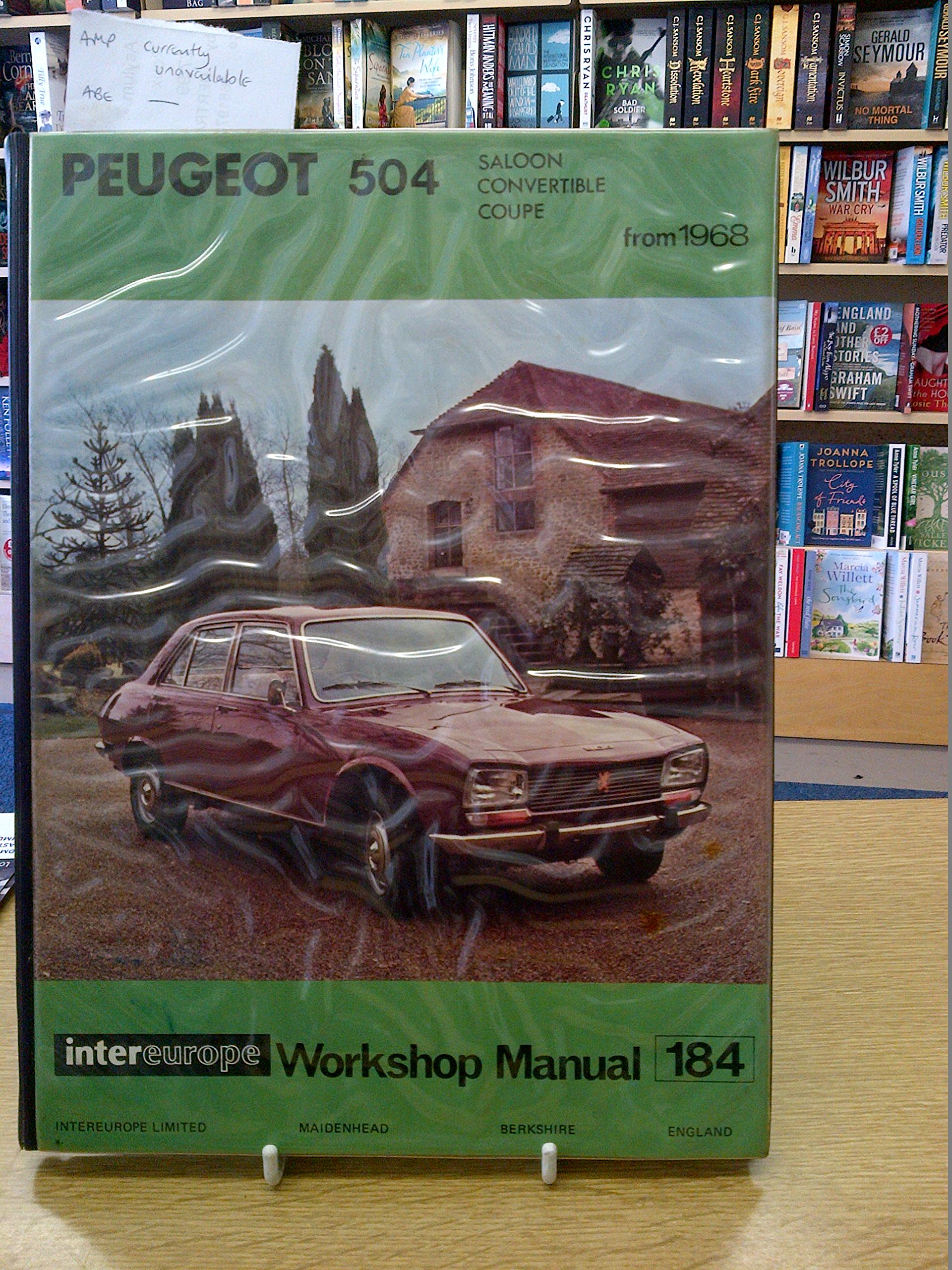 Peugeot 504 Workshop Manual by Intereurope | Goodreads