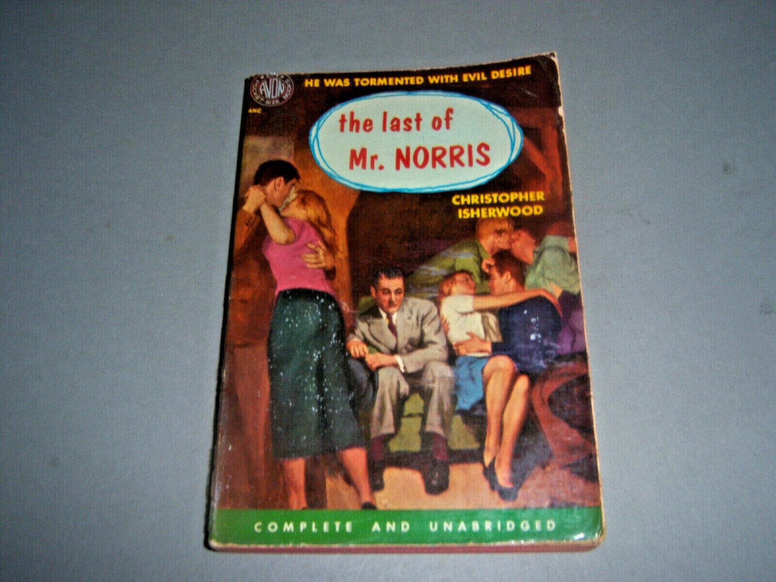 THE LAST OF MR. NORRIS by Christopher Isherwood, Avon Vtg Paperback No ...