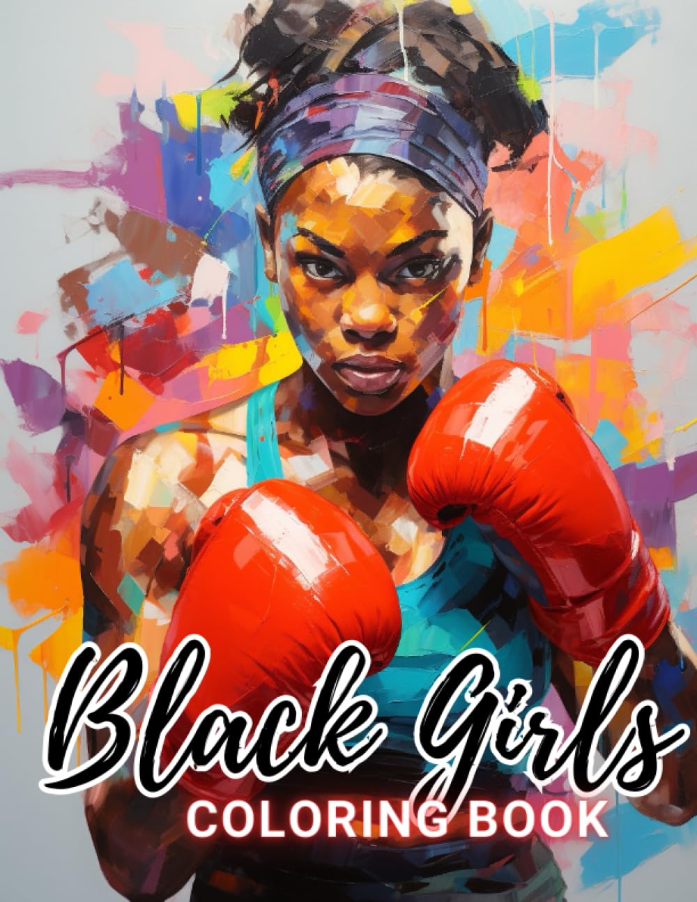 Black Girls Coloring Book: African American Coloring Book Celebrating ...