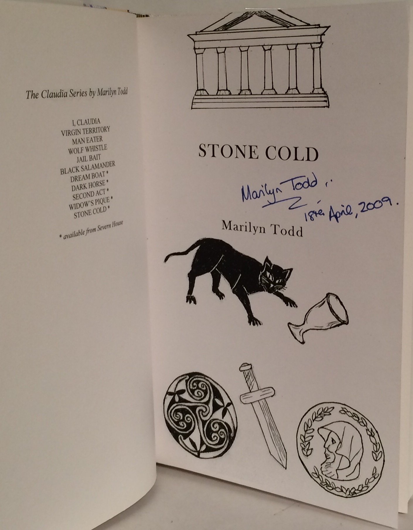 Stone Cold. Signed. by Marilyn Todd | Goodreads