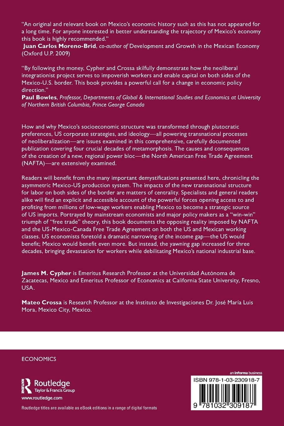 The Political Economy of Transnational Power and Production by James M ...