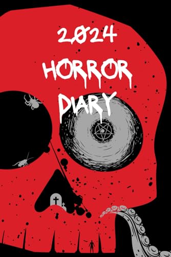 2024 Horror Diary: Every Day Fully Illustrated, Monthly Horror Themes ...