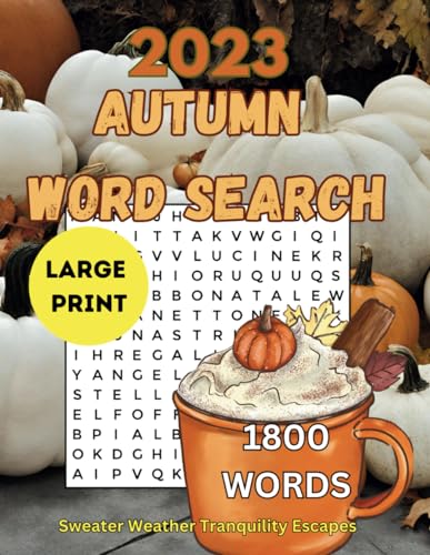 Autumn Word Search: Sweater Weather Tranquility Escapes by Total ...