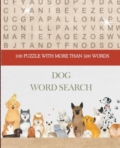 DOG WORD SEARCH: A Word Challenge for Everyone: Dog Word Search Puzzles ...