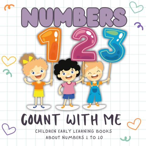Numbers 123 Count With Me: Children early learning books about numbers ...