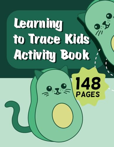 Learning to Trace Kids Activity Book: Children’s Activity Book: Lines ...