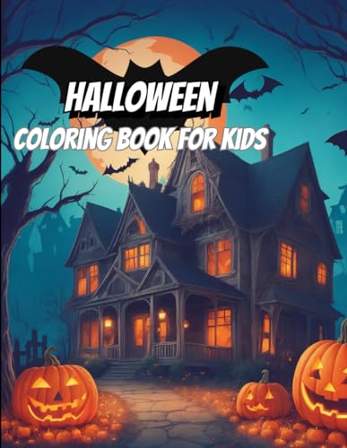 Halloween Coloring Book for Kids: Spooky Halloween Themed Coloring Book ...