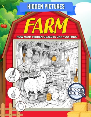 Farm Hidden Pictures Book: Hidden Pictures Puzzle Books for All Ages ...