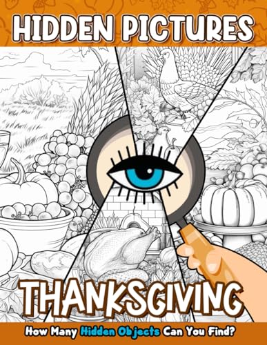 Thanksgiving Hidden Pictures Book: Hidden Objects Puzzle Books For All ...