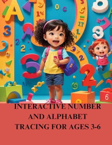 Interactive Number and Alphabet Tracing for Ages 3-6: Count, Trace, and ...