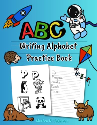 ABC - Writing Alphabet Practice Book: Practice writing the alphabet. by ...