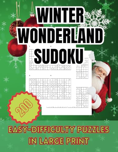 Winter Wonderland Sudoku: Easy-Difficulty Puzzles in Large Print: Cozy ...