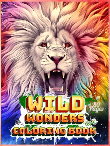Wild Wonders Coloring Book Vol 1: Discover and Color the Fascinating ...