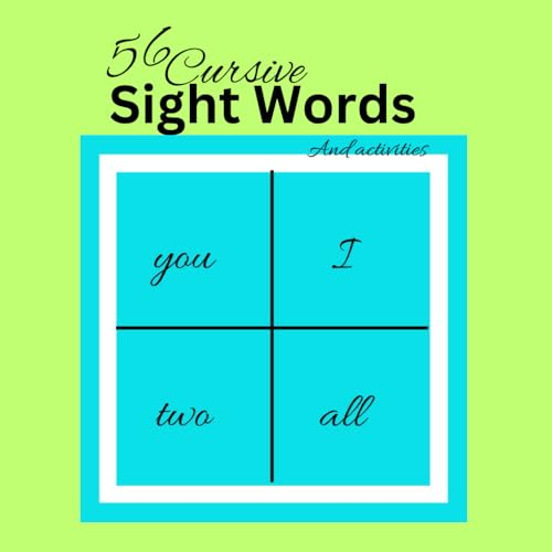 56 Cursive Sight Words by Shahlla Anjum | Goodreads