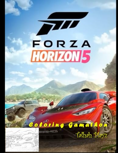Forza Horizon Racing Adventures Coloring Book: Perfect for Gamers of ...