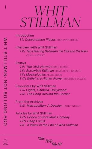 Whit Stillman: Not So Long Ago (One Two Many) by Cyril Neyrat | Goodreads