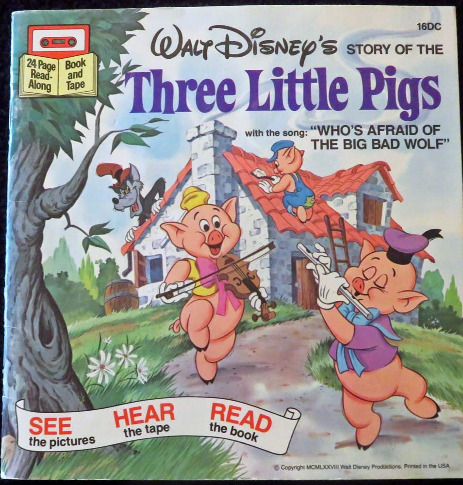 Walt Disney's Story of the Three Little Pigs with the Song Who's Afraid ...